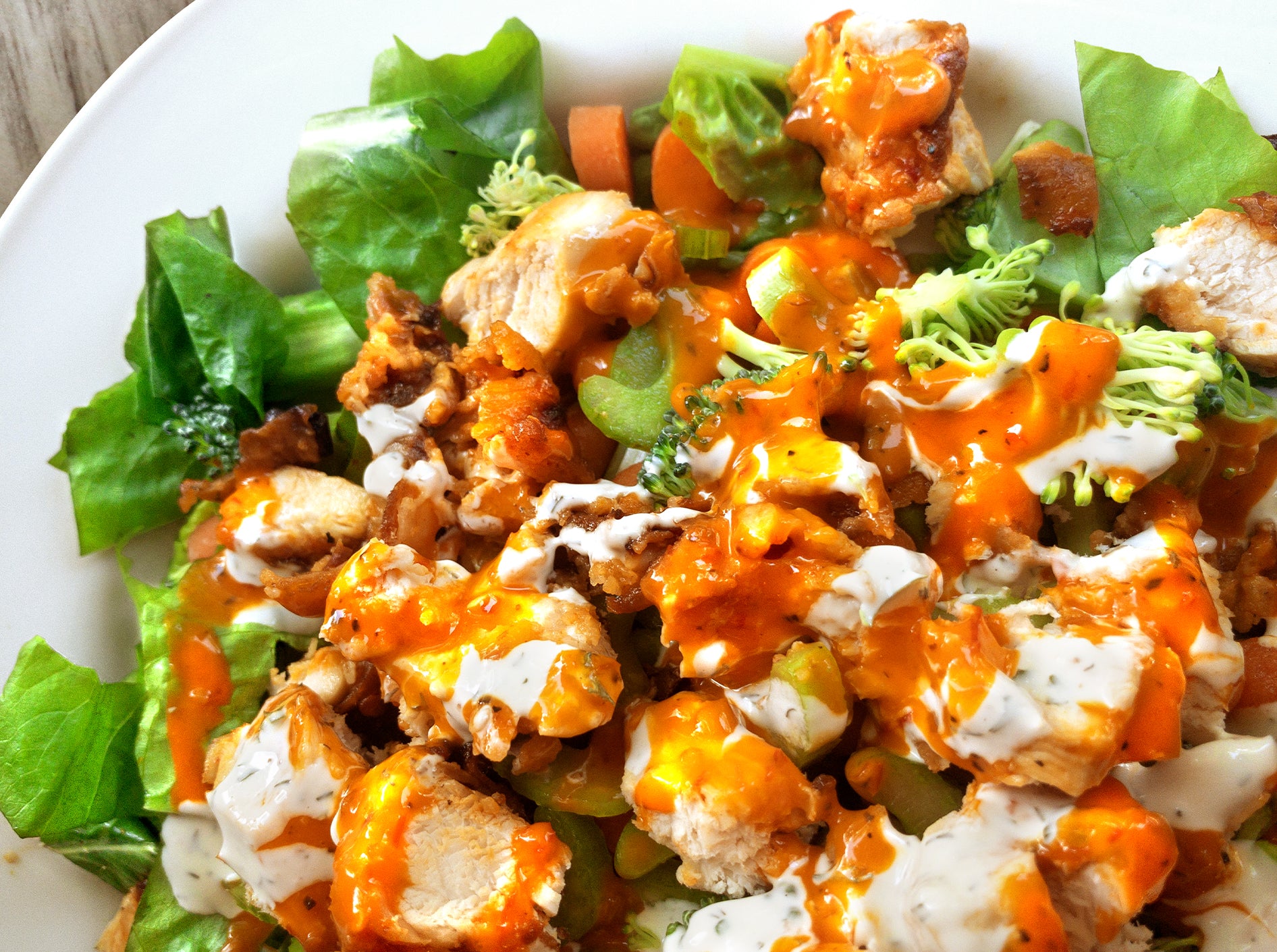 Buffalo Chicken Salad – Blonde Beard's Buffalo Sauce