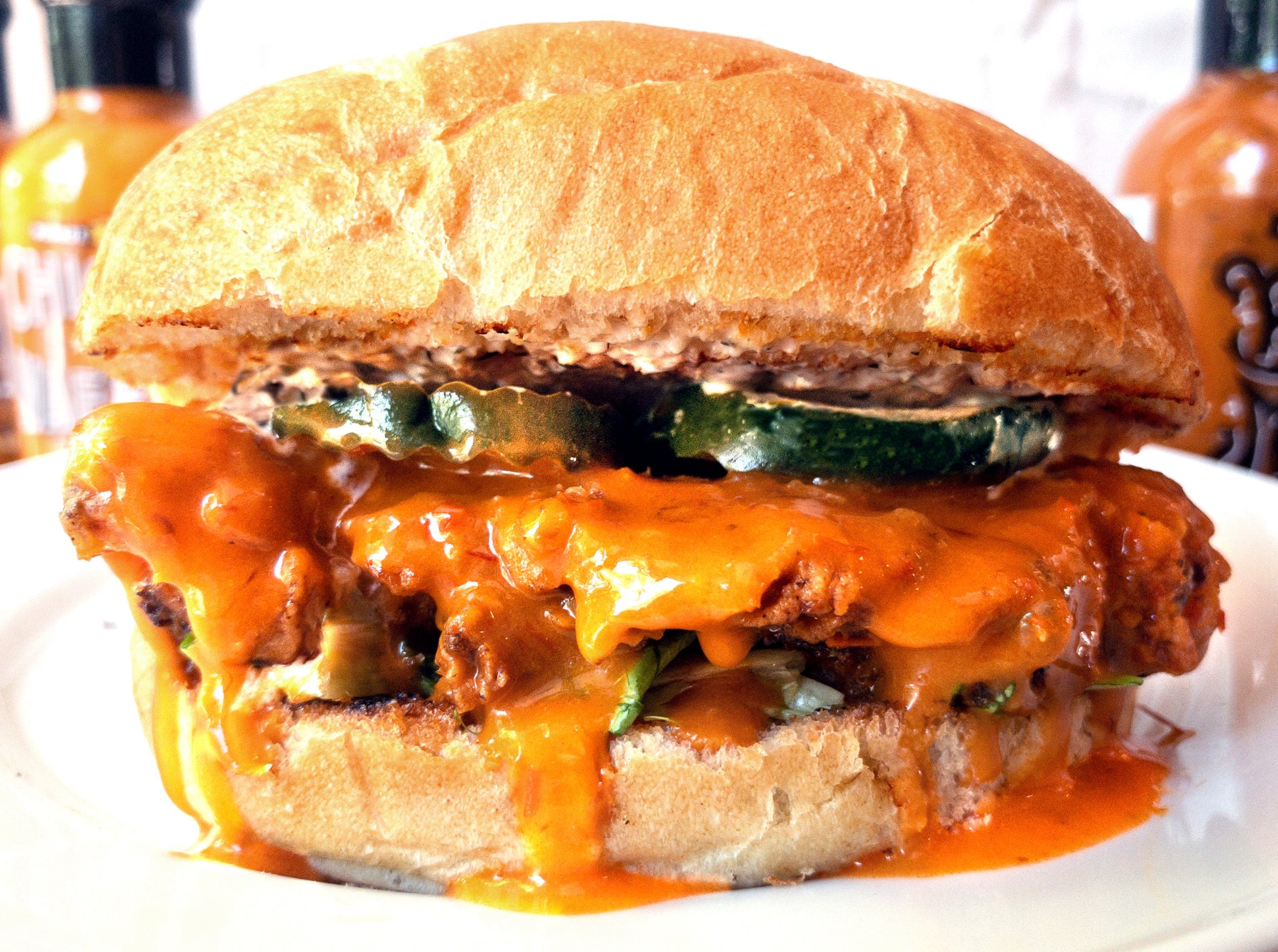 Buffalo Chicken Sandwich – Blonde Beard's Buffalo Sauce